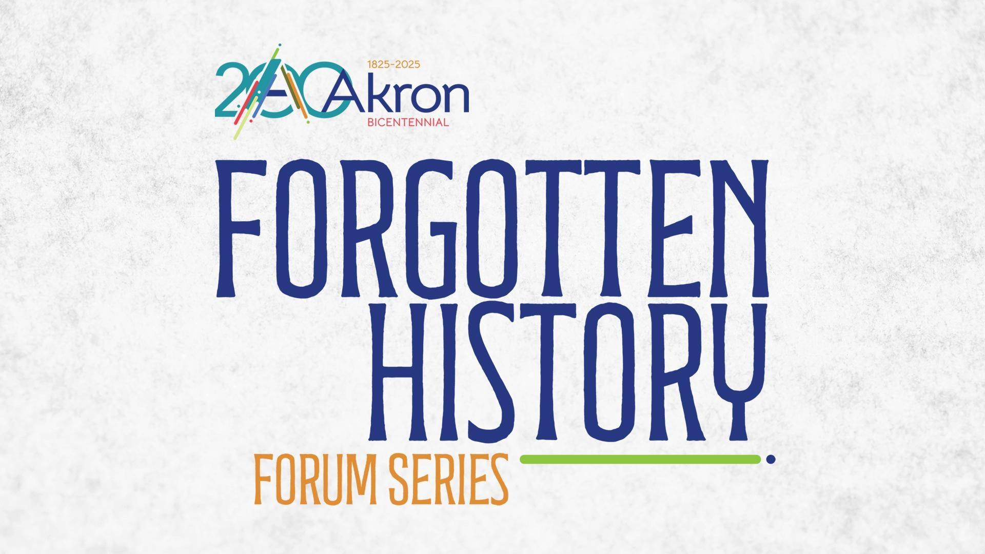 Akron 200: Forgotten History Forum Series | PBS Western Reserve